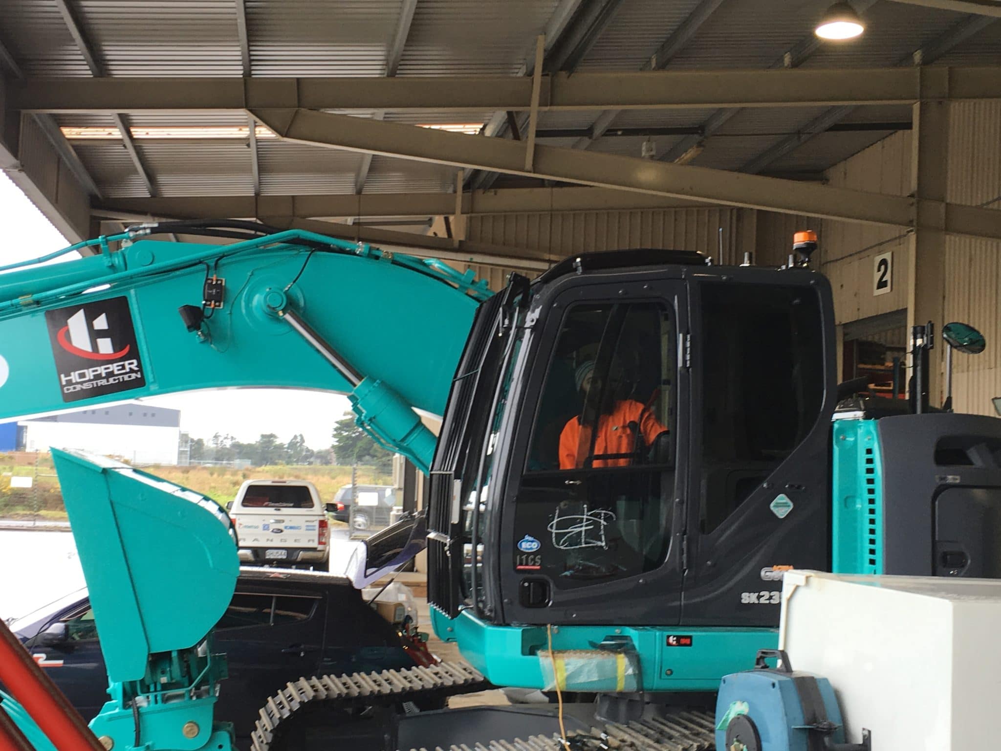 Kobelco Diggers - A1 Tinting Ltd | Window Tinting Auckland