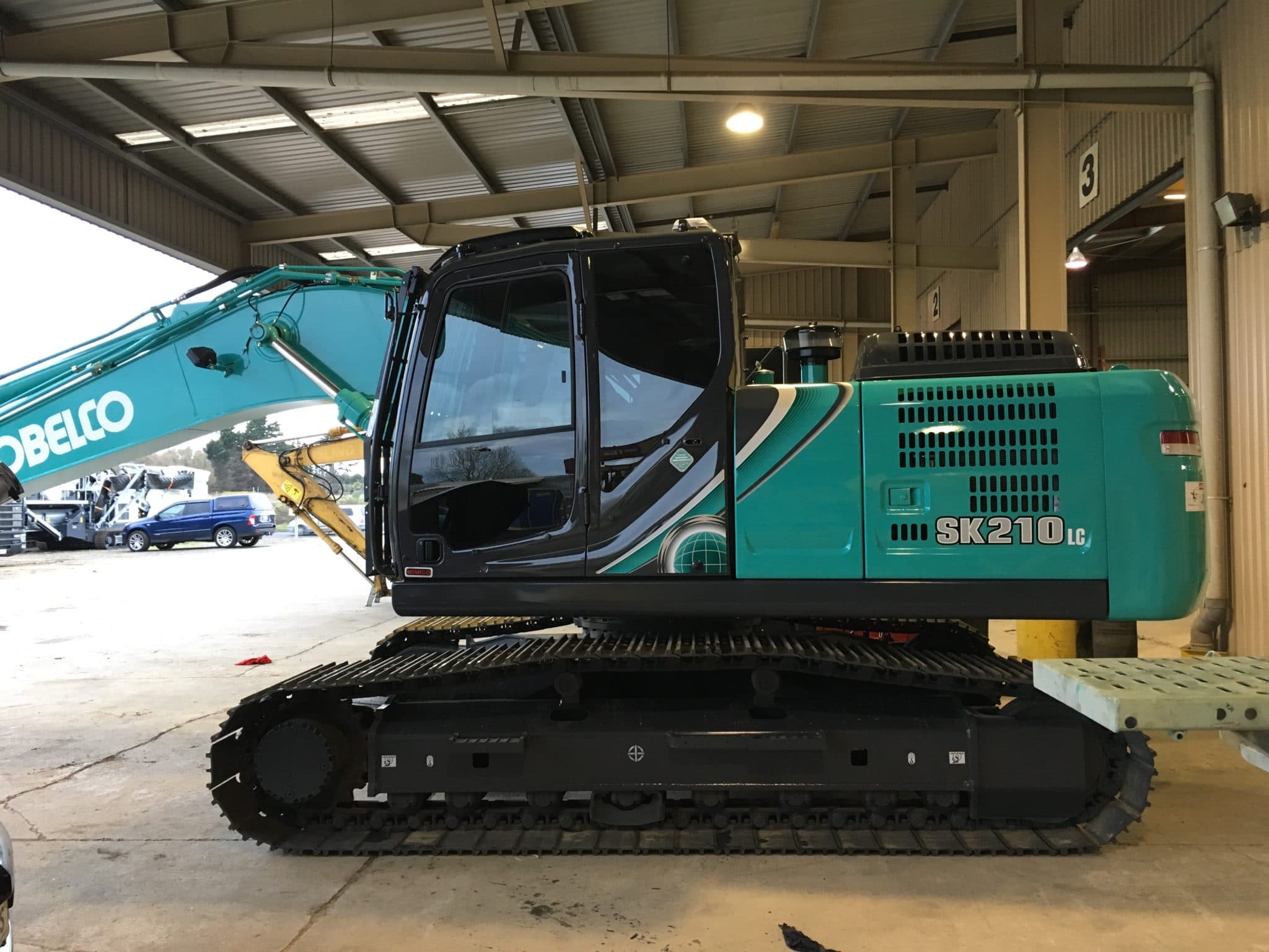Kobelco Diggers - A1 Tinting Ltd | Window Tinting Auckland
