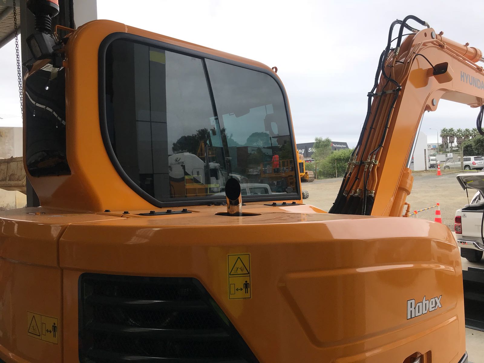 Hyundai Digger - A1 Tinting Ltd | Window Tinting Auckland