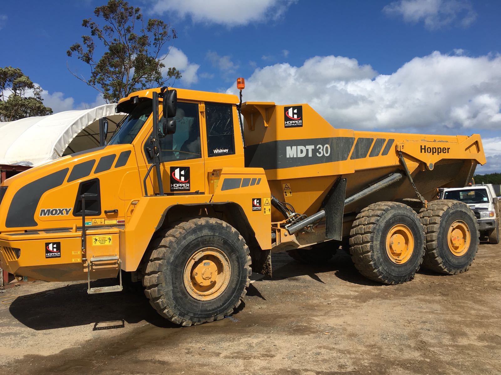 Window Tinting Moxy MDT30 Articulated Dump Truck - A1 Tinting