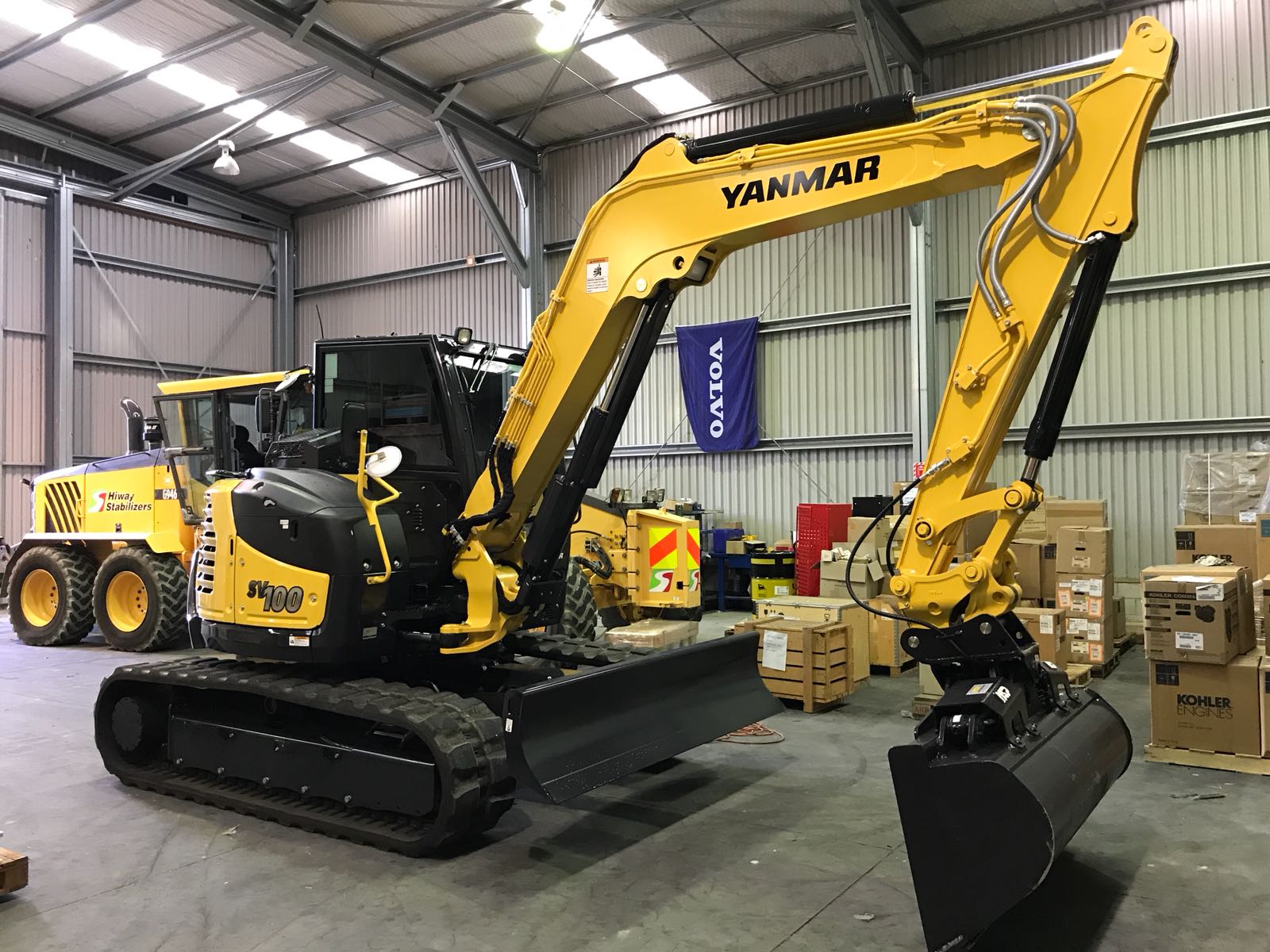 Yanmar Digger - A1 Tinting Ltd | Window Tinting Auckland