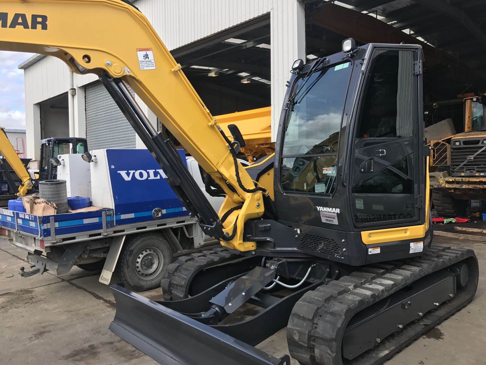 Yanmar Digger - A1 Tinting Ltd | Window Tinting Auckland